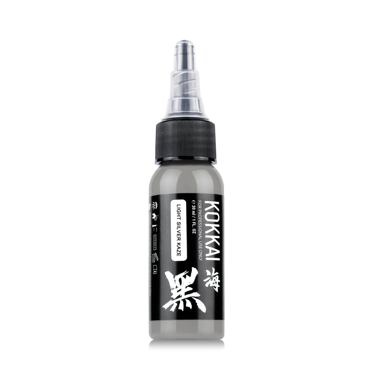 Light Silver Kaze Tattoo Ink | Pale Gray by Kokkai Sumi – KOKKAI SUMI INK
