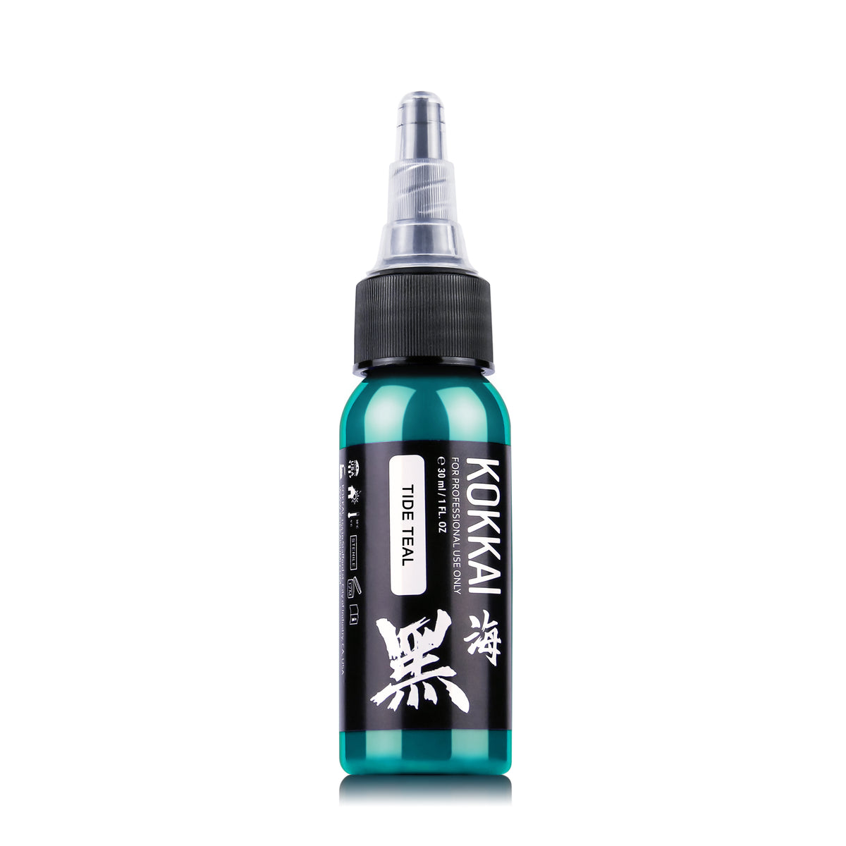 Tide Teal Tattoo Ink | Cool Ocean Teal by Kokkai Sumi – KOKKAI SUMI INK