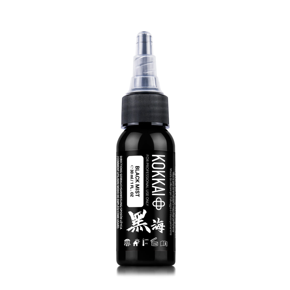 Black Mist Tattoo Ink | REACH Compliant Deep Black for Artists – KOKKAI ...